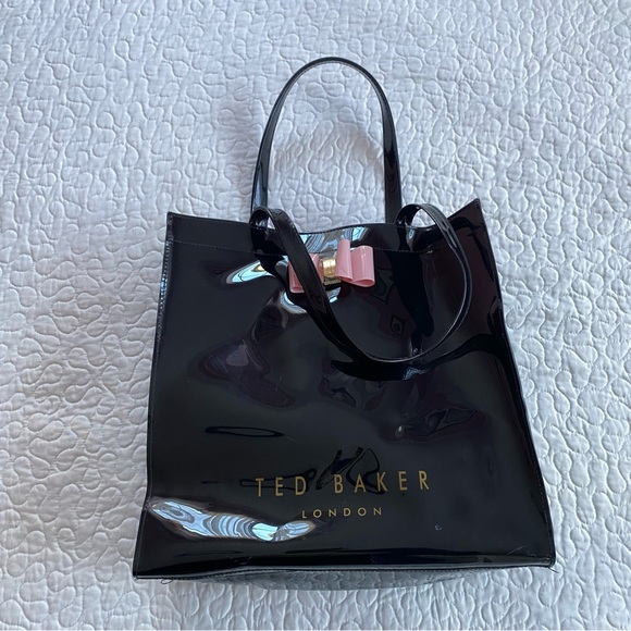 Ted Baker | Bags | Ted Baker Womens Black Bethcon Bow Detail Large Icon ...